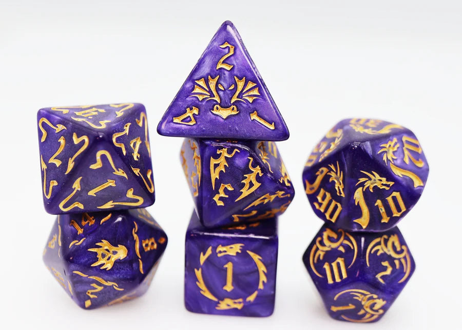Drake's Flight: Enchanting RPG Dice Set – The Gaming Guild