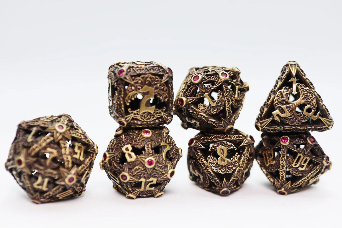 Trees of Virtue: Tree of Compassion - Hollow Metal RPG Dice Set – The ...