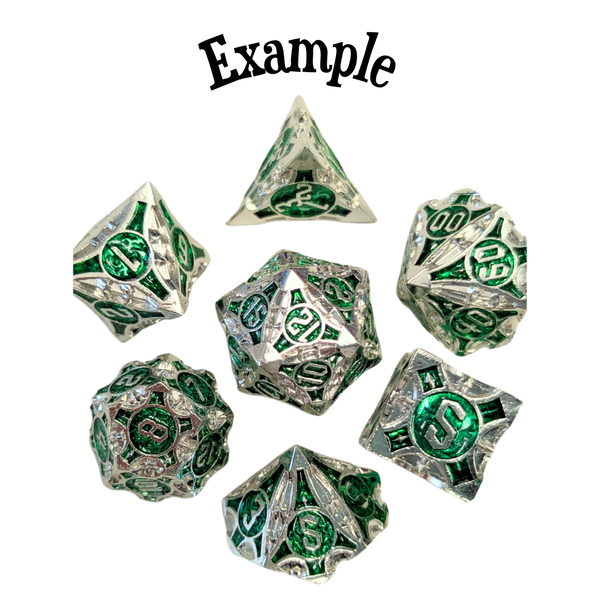 Metal Mystery Dice Set – The Gaming Guild