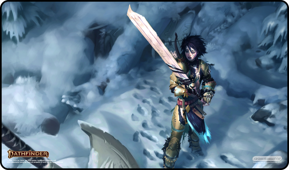 Gamermats - Amiri Finds Her Sword - Pathfinder Playmat – The Gaming Guild