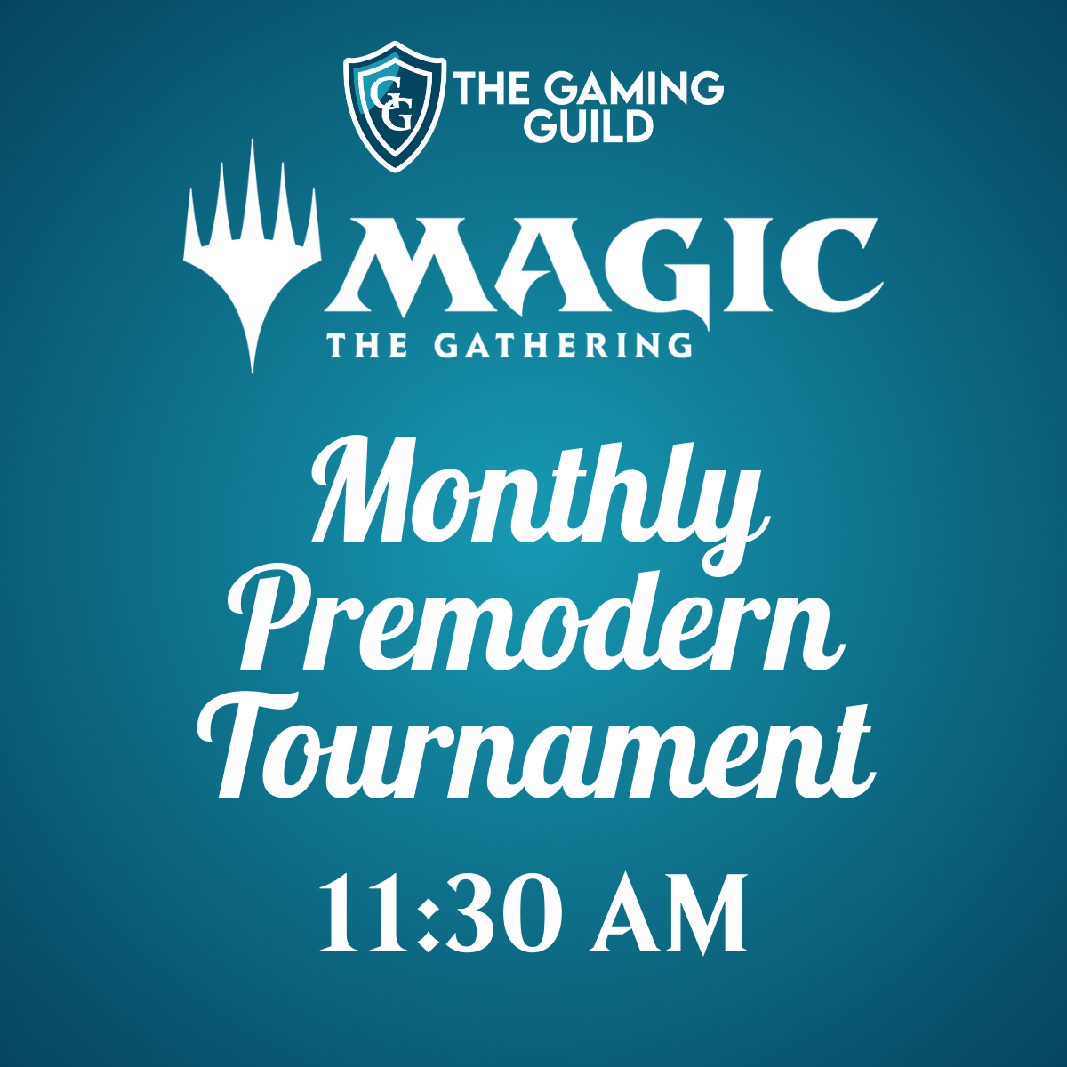 MTG: Premodern Monthly Tournament – The Gaming Guild