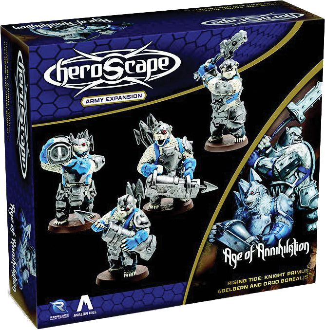 Heroscape: Rising Tide - Knight Primus Adelbern and Ordo Borealis Army ...