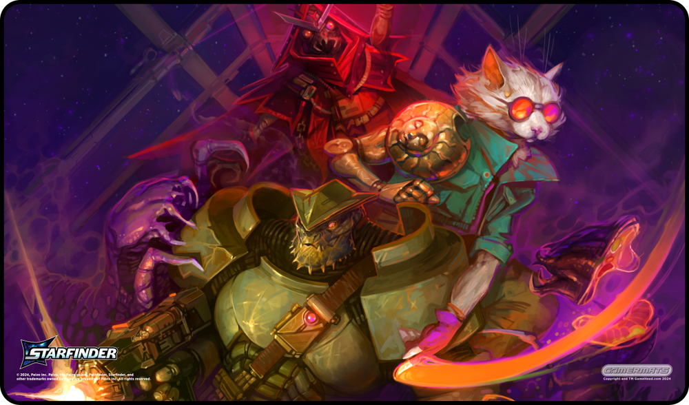 Gamermats - Dae's Entourage - Starfinder Playmat – The Gaming Guild