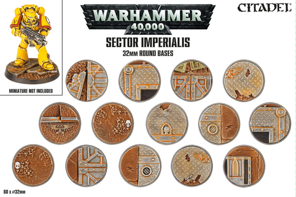 Sector Imperialis: 32MM Round Bases – The Gaming Guild
